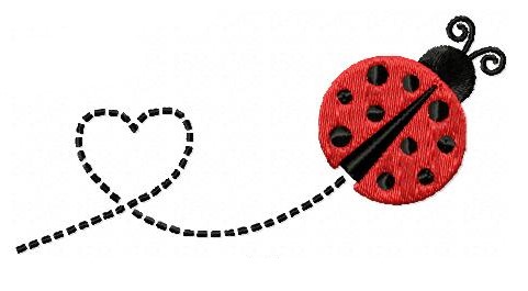 ladybug embroidery - Inspire Uplift