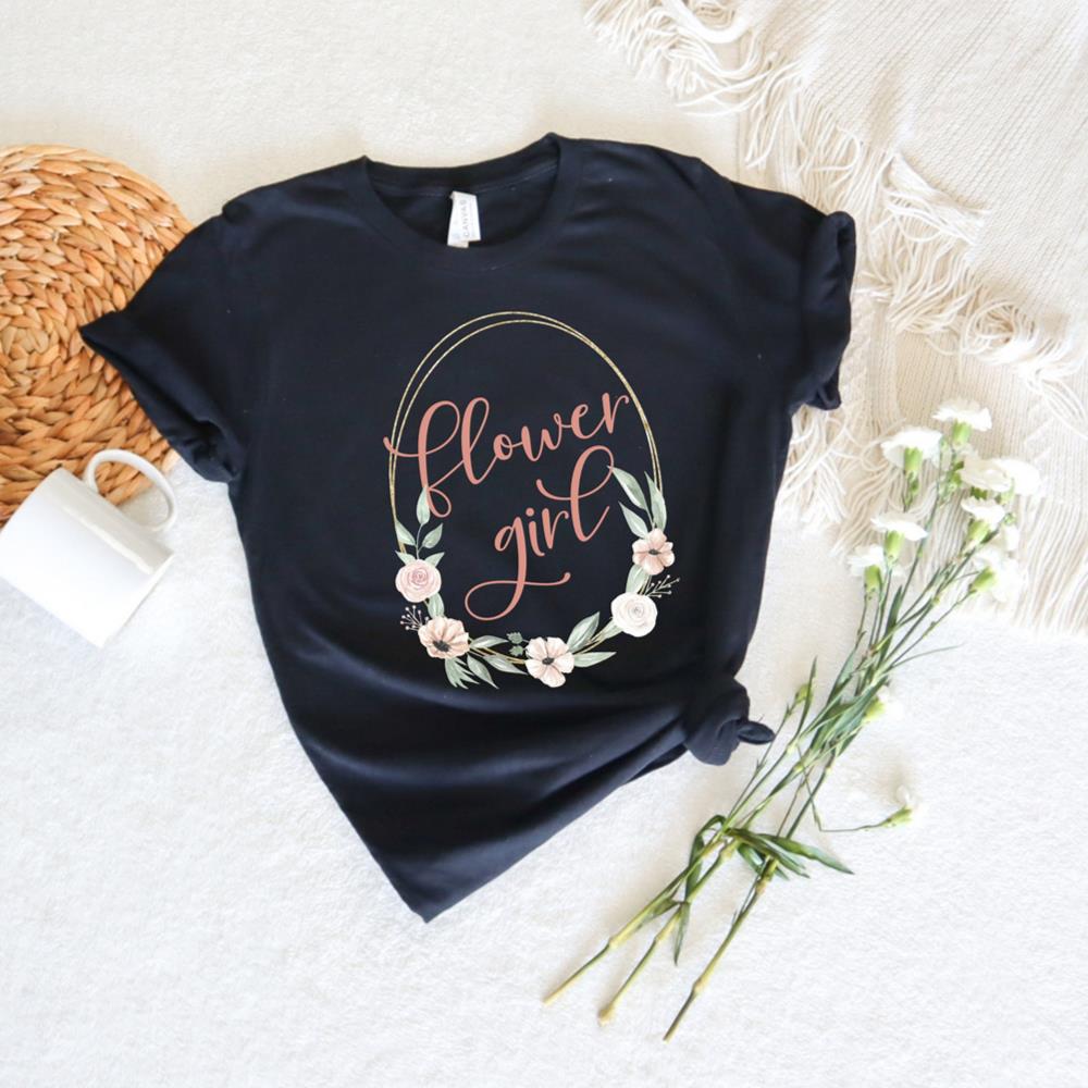 Flower Girl Shirts With Floral Designs | Inspire Uplift
