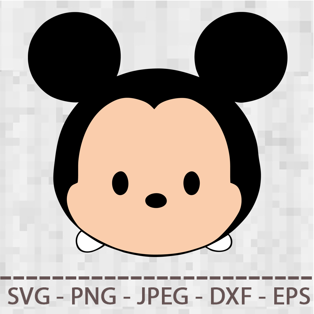 Tsum tsum mickey SVG PNG JPEG Digital Cut Vector Files for S | Inspire ...