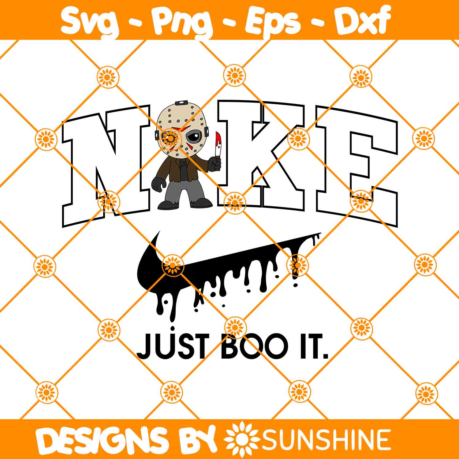 Nike Just Boo It x Baby Jason Svg, Horror Character Svg, Nik | Inspire ...