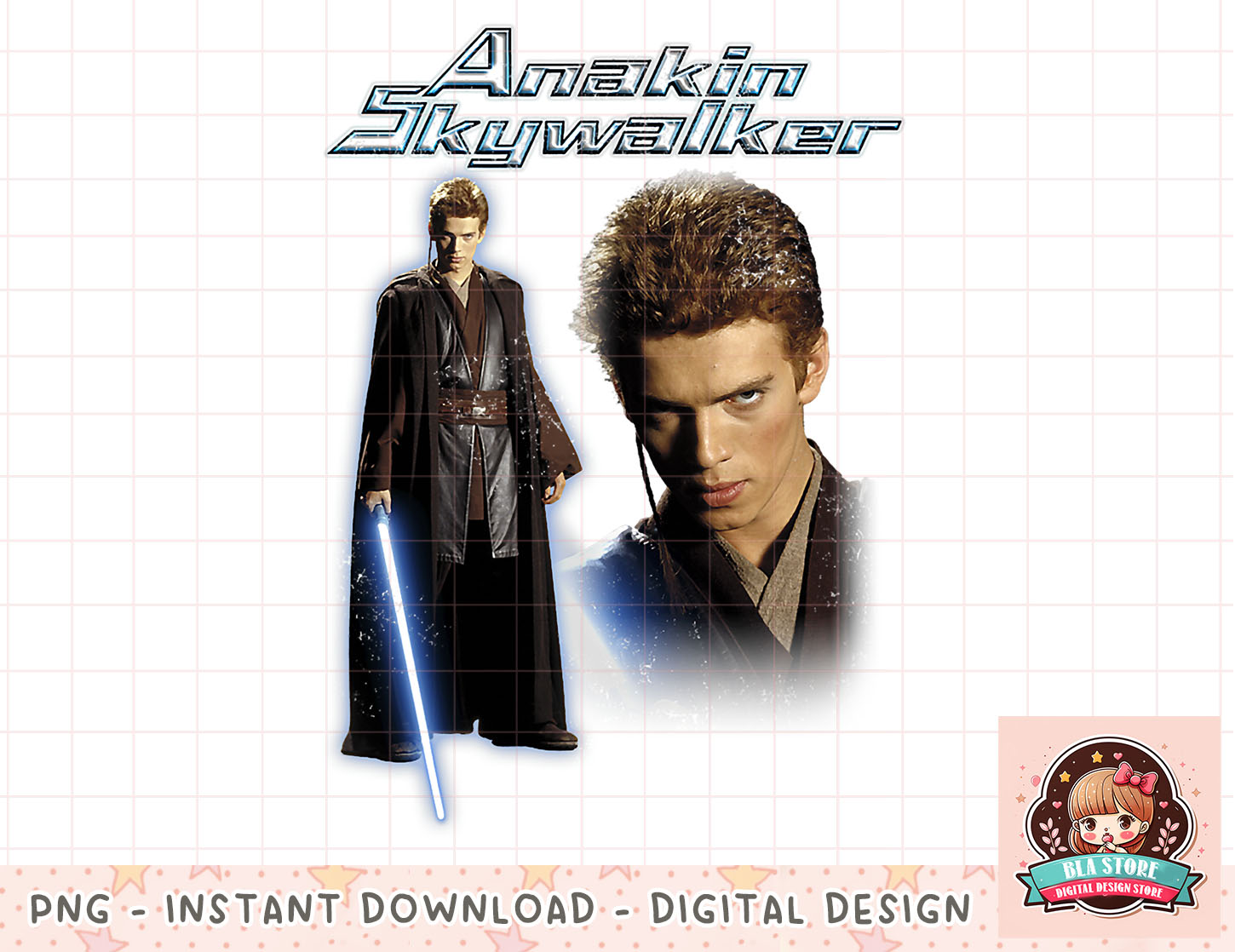 Star Wars Anakin Skywalker Portrait png | Inspire Uplift