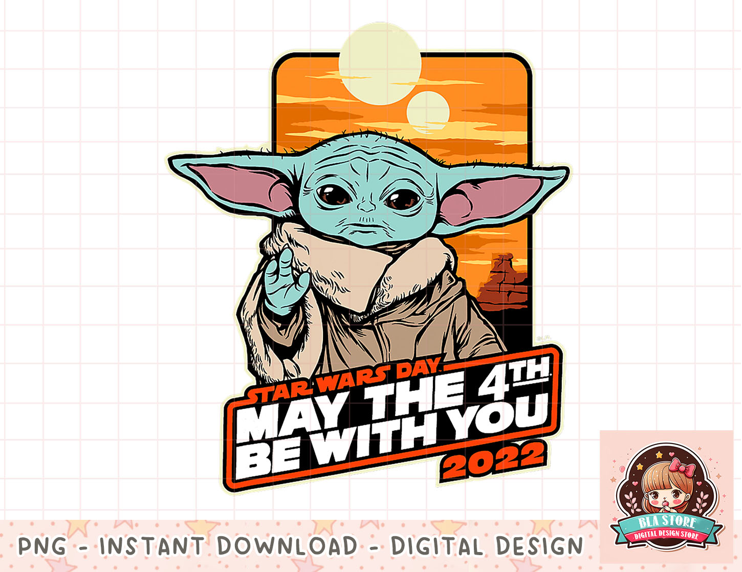 Star Wars Grogu May The 4th Be With You 2022 png | Inspire Uplift