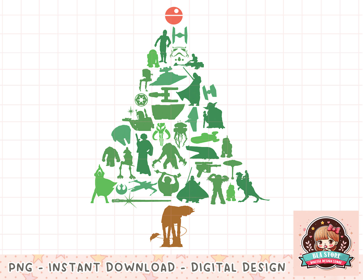 Star Wars Holiday Christmas Tree png - Inspire Uplift