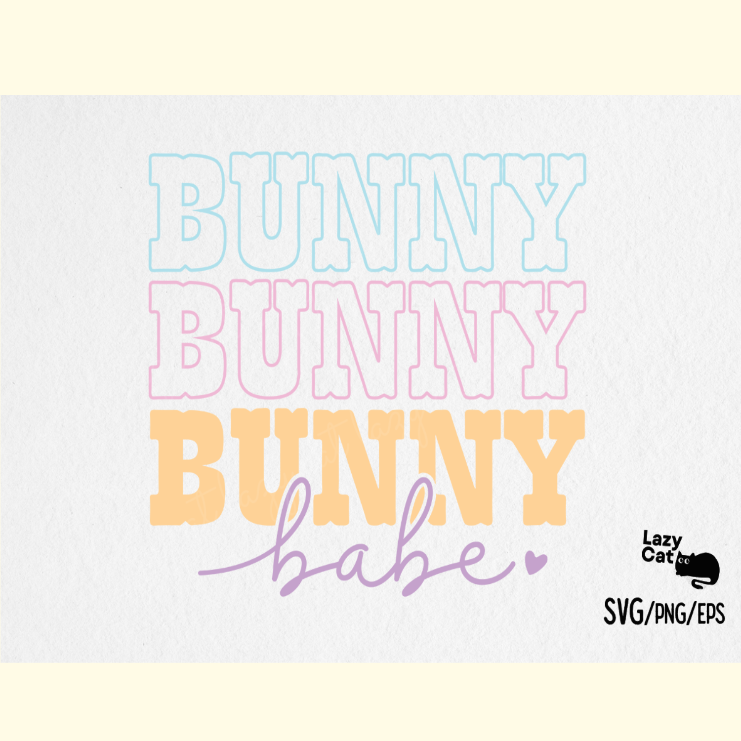 Retro Easter Bunny Babe SVG Design | Inspire Uplift