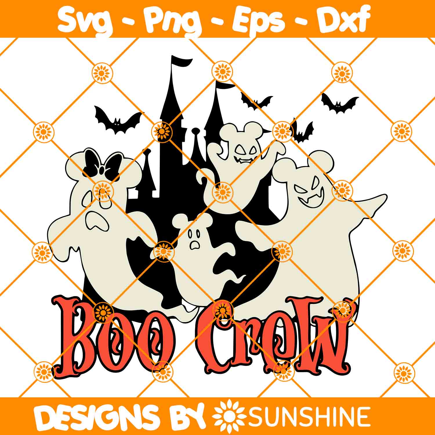 Boo Crew Svg, Ghost Castle Disney SVg, Disney Halloween Svg, | Inspire ...