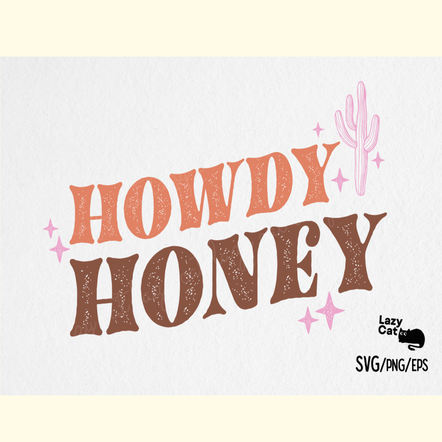 Western Howdy Honey SVG Design | Inspire Uplift