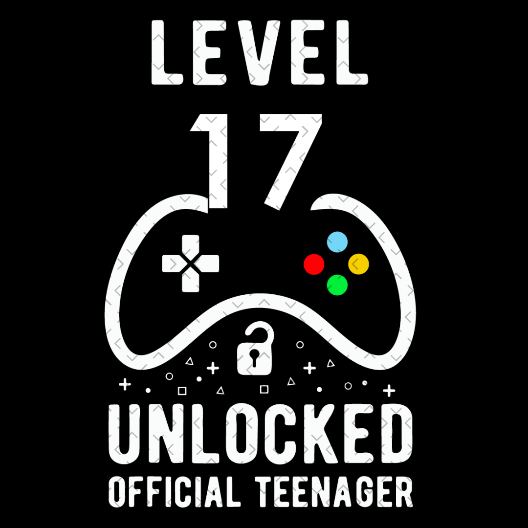 Level 17 Unlocked Official Teenager Svg, Birthday Svg, 17th | Inspire ...