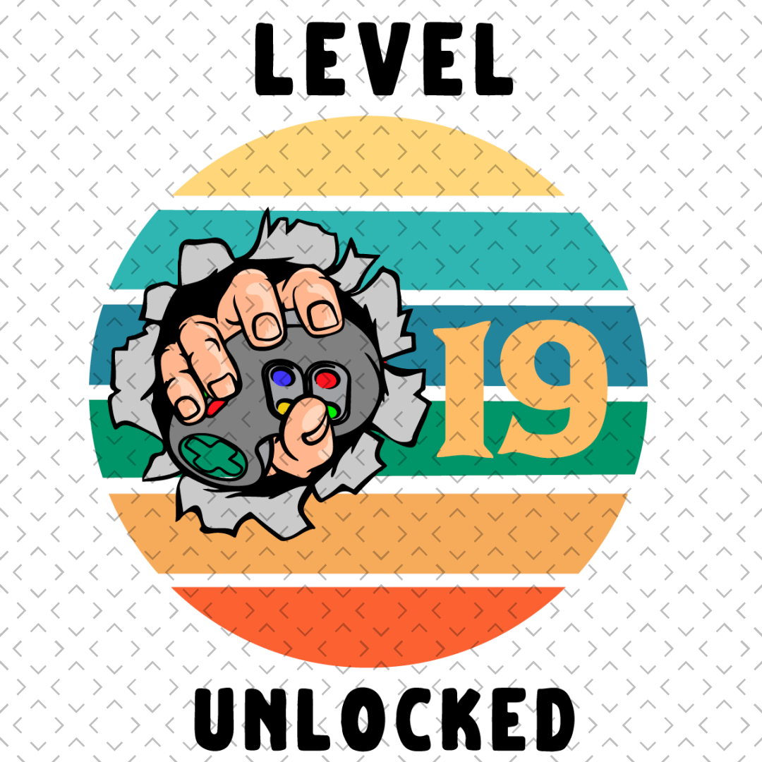 Level 19 Unlocked Svg, Birthday Svg, 19th Birthday Svg, 19 Y | Inspire ...