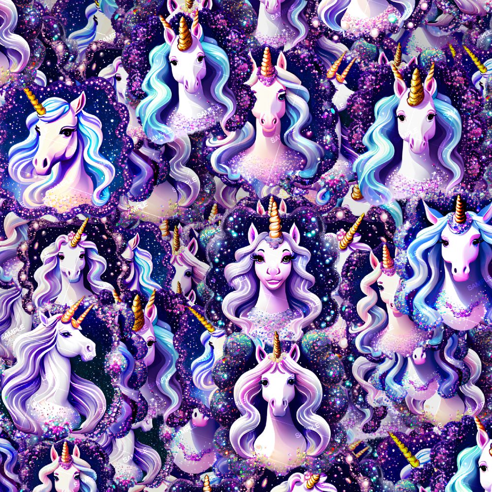 Team Unicorn Seamless Tileable Repeating Pattern | Inspire Uplift