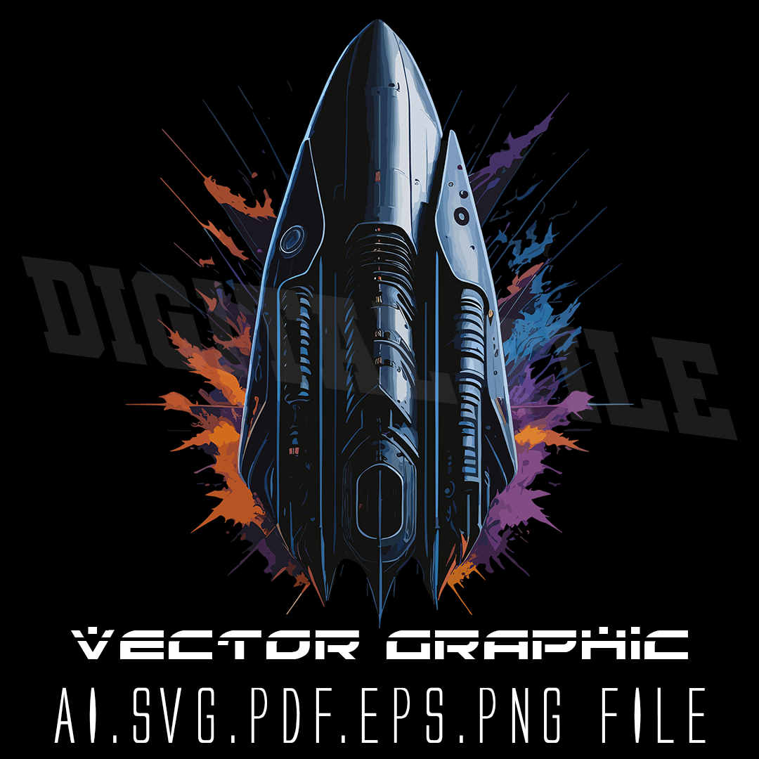 Spacex Starship Vector Graphic AI.SVG.EPS.PDF. PNG DOWNLOAD | Inspire ...