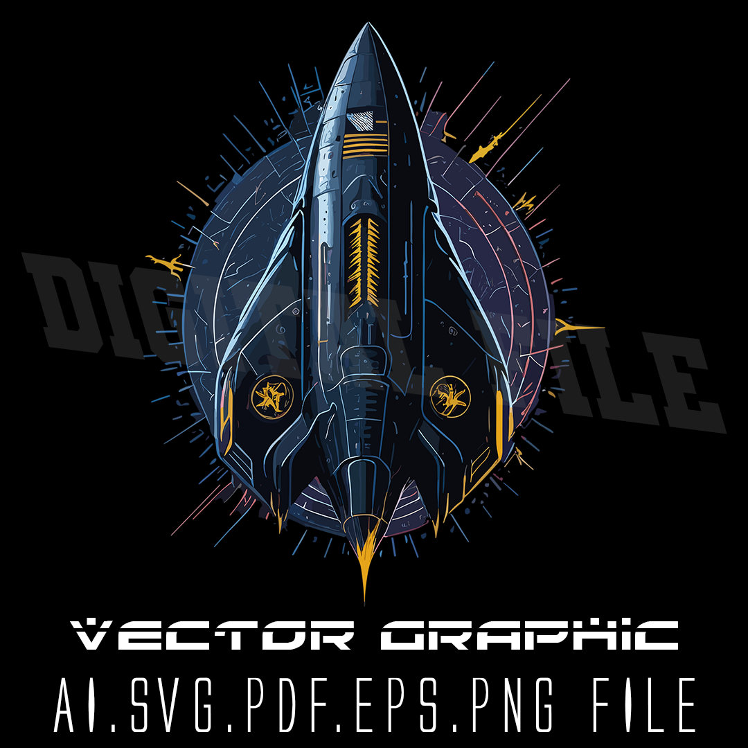 Spacex Starship Vector Graphic AI.SVG.EPS.PDF. PNG DOWNLOAD - Inspire ...