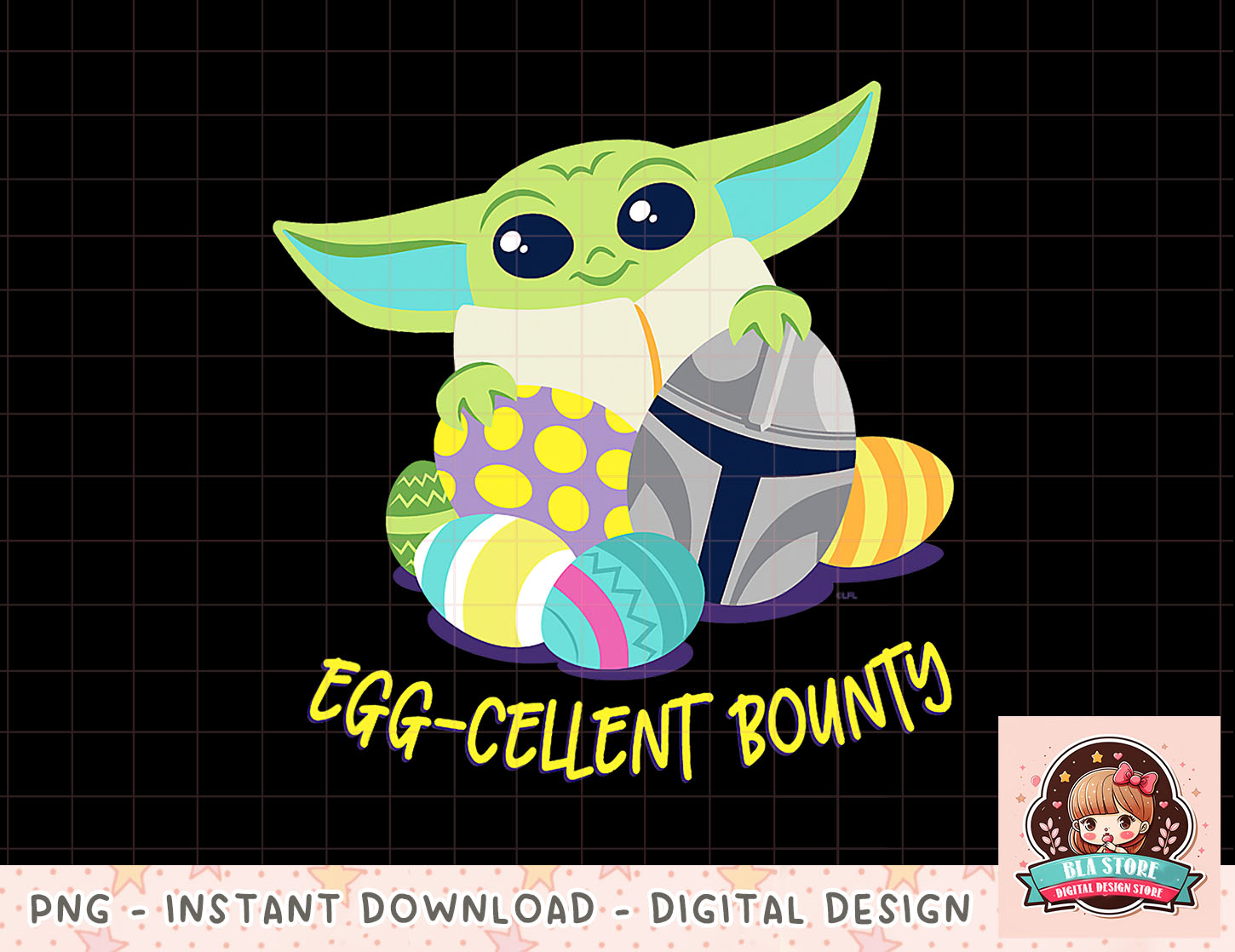 Star Wars The Mandalorian Grogu Easter Egg-Cellent Bounty pn - Inspire ...