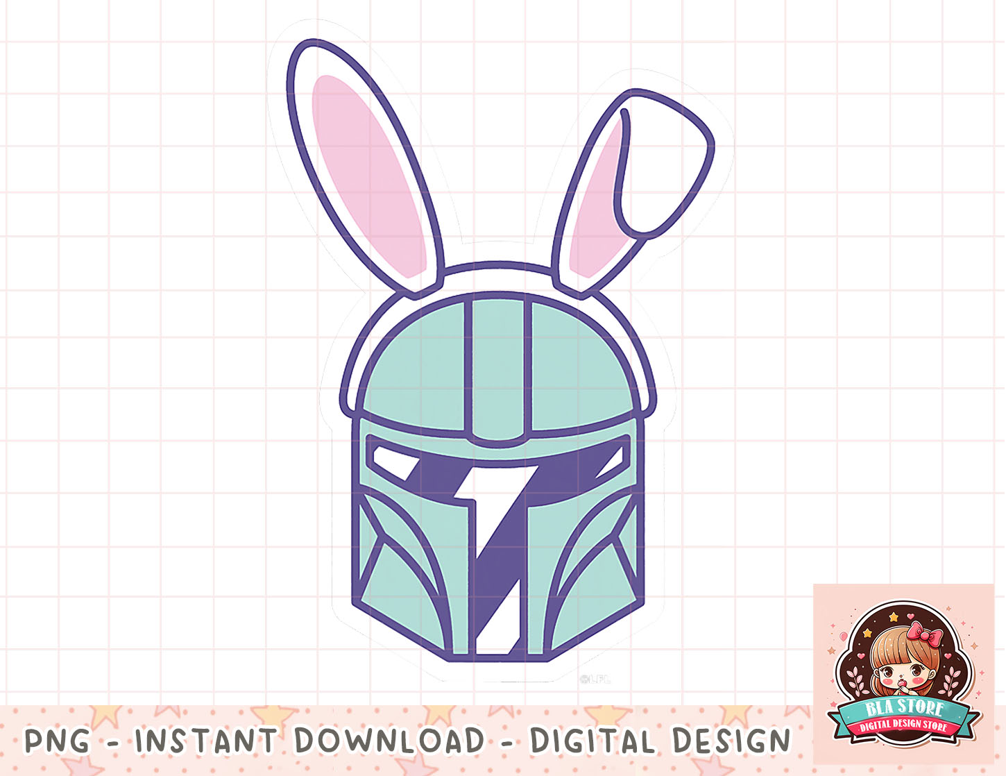 Star Wars The Mandalorian Mando Easter Bunny png - Inspire Uplift