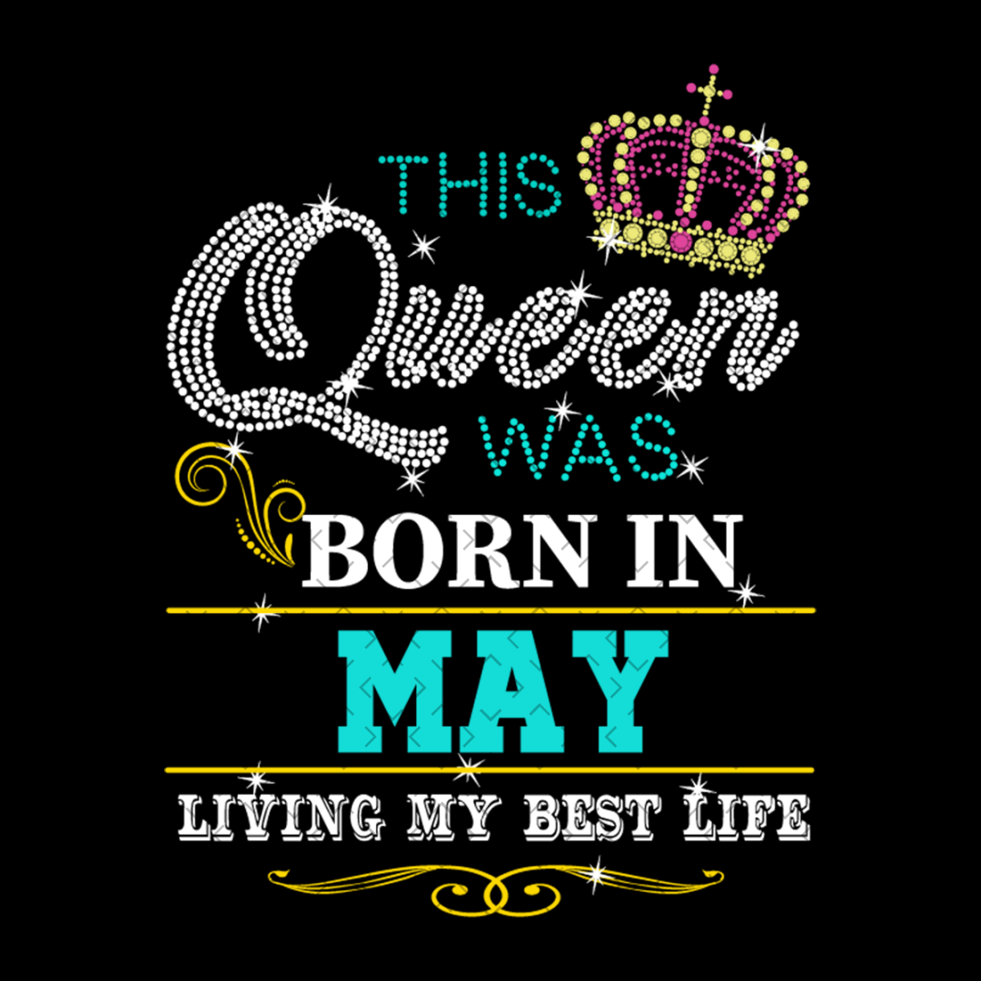 This Queen Was Born In May Svg, Birthday Svg, May Birthday S | Inspire ...