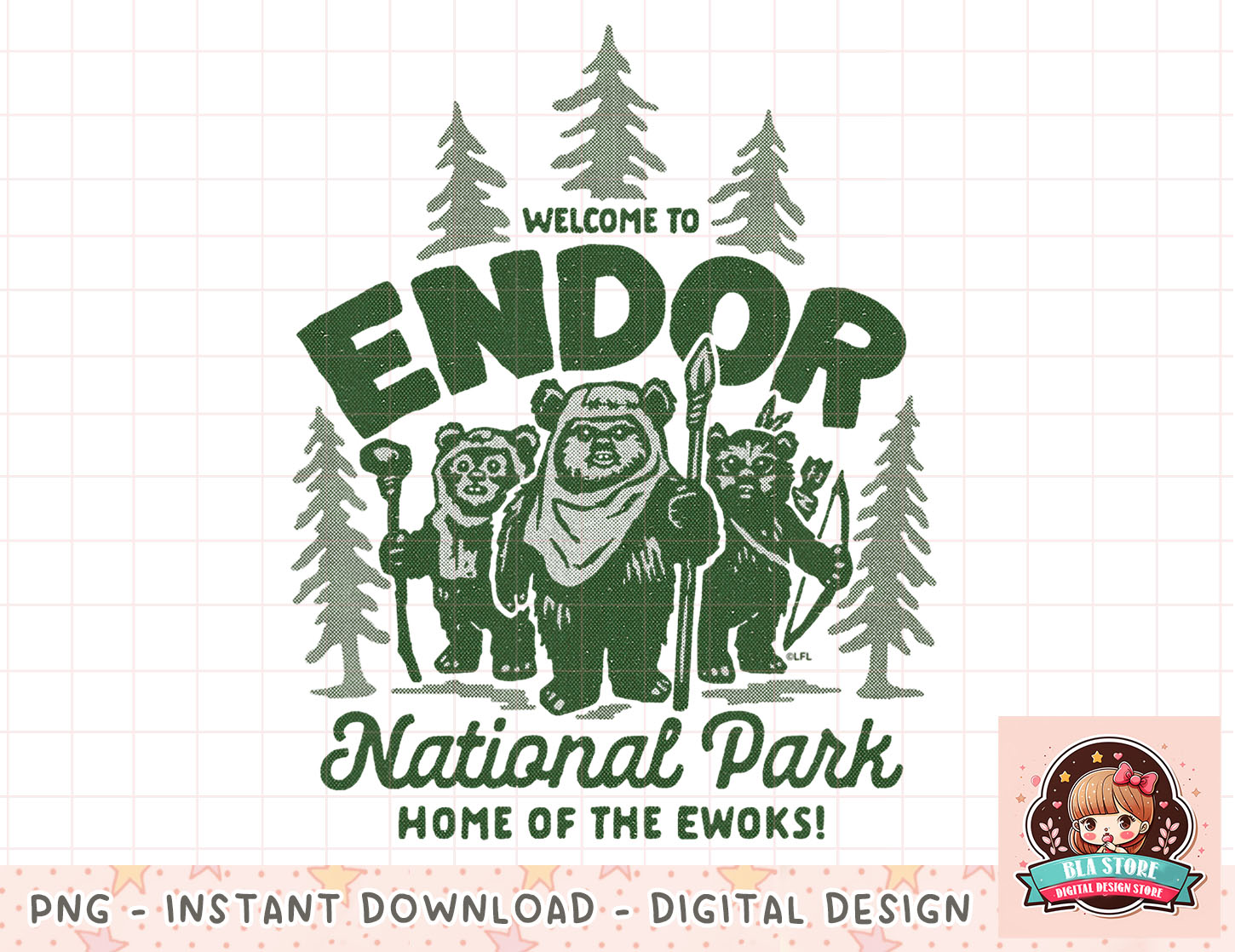 Star Wars Travel Vacation Endor National Park Ewoks png | Inspire Uplift
