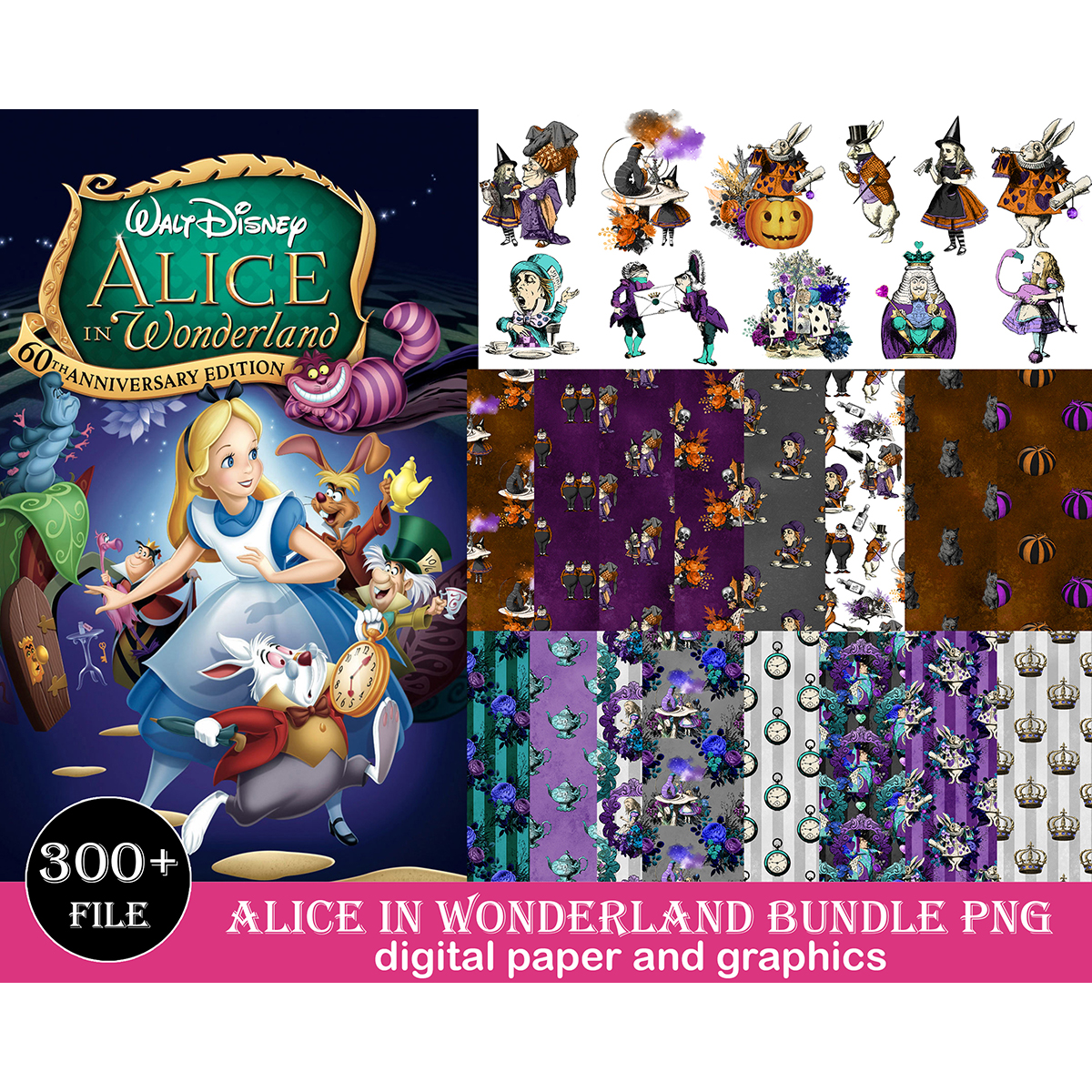 350 Alice in wonderland svg, Svg Files for Cricut, Cricut Sv - Inspire ...