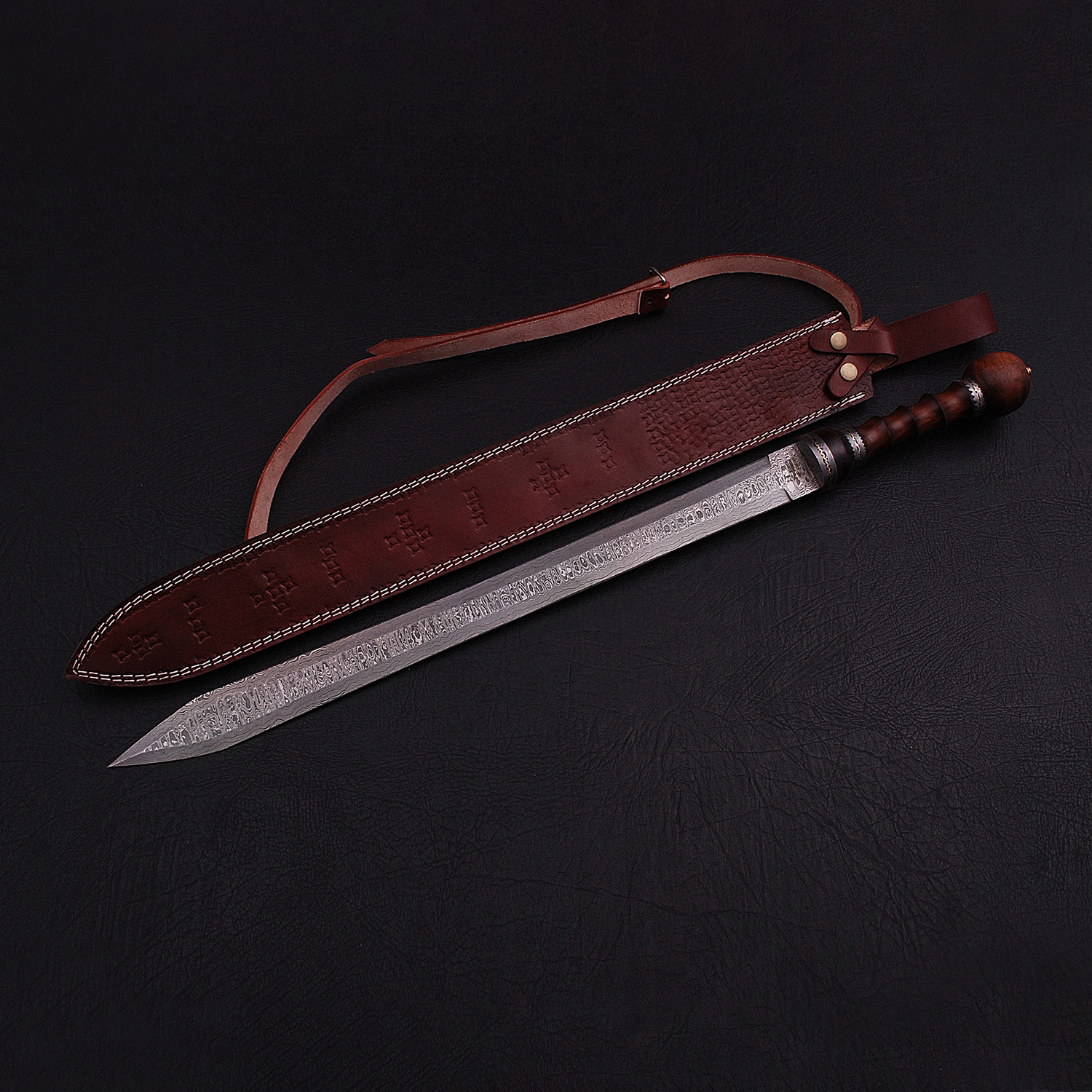 custom hunting swords damascus steel dagger handmade swords | Inspire ...