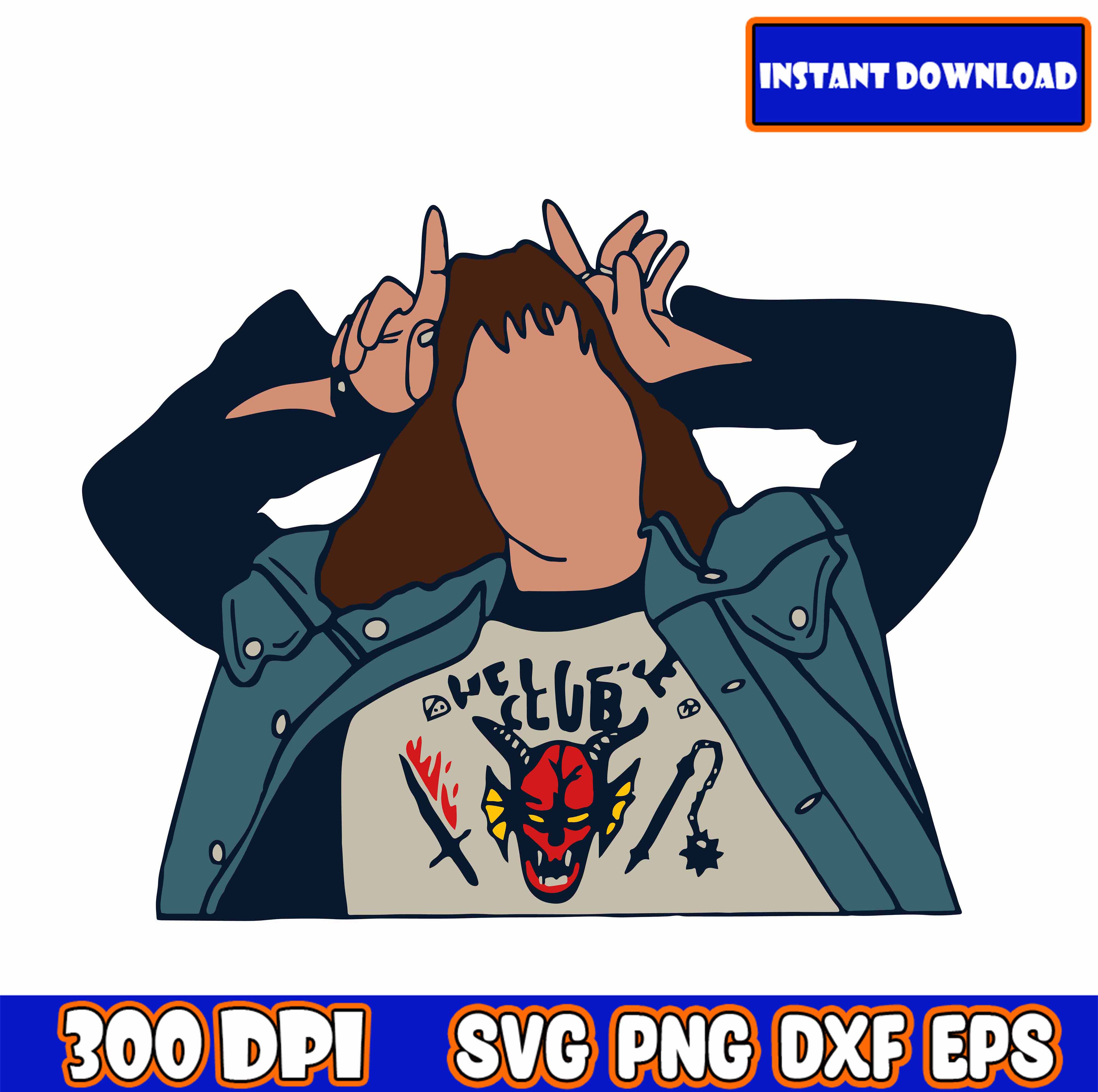 Eddie Munson Bundle,Eddie Munson Silhouette SVG, Joseph Quin | Inspire ...