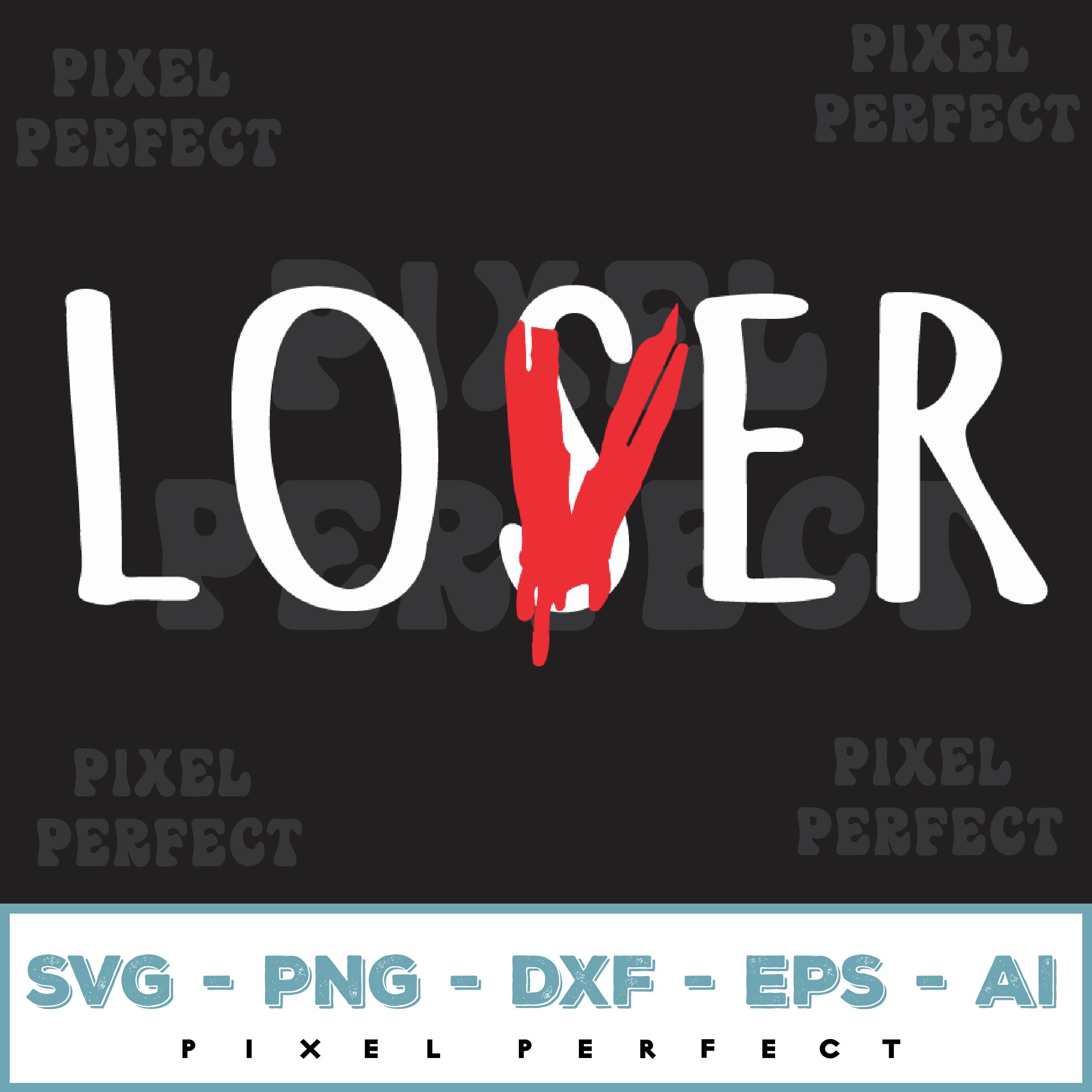 Lover, Loser Svg, Loser Digital Cut File, Svg file for Cricu - Inspire ...