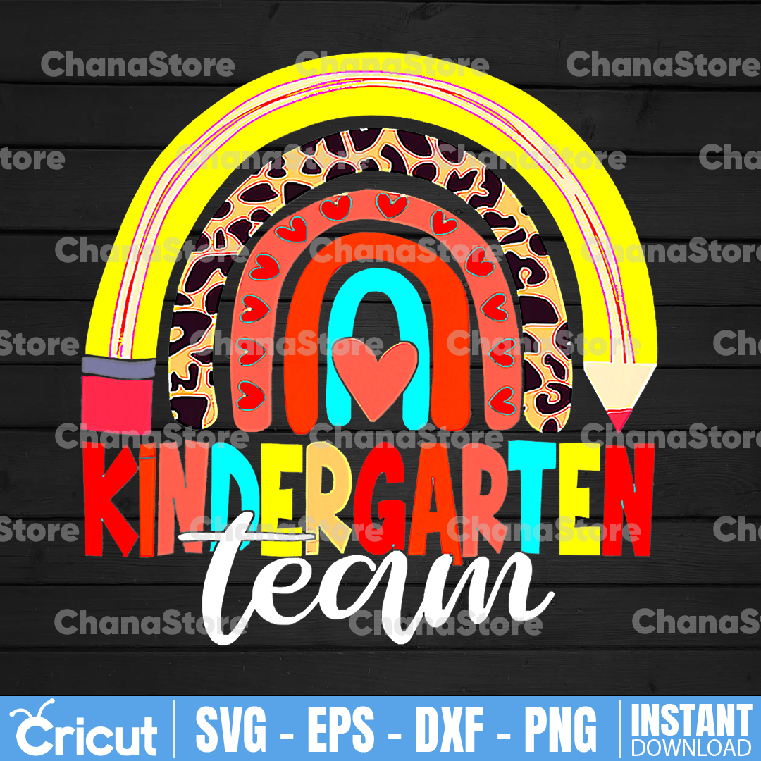 Kindergarten Team Leopard Rainbow Png, Kindergarten Team Png | Inspire ...