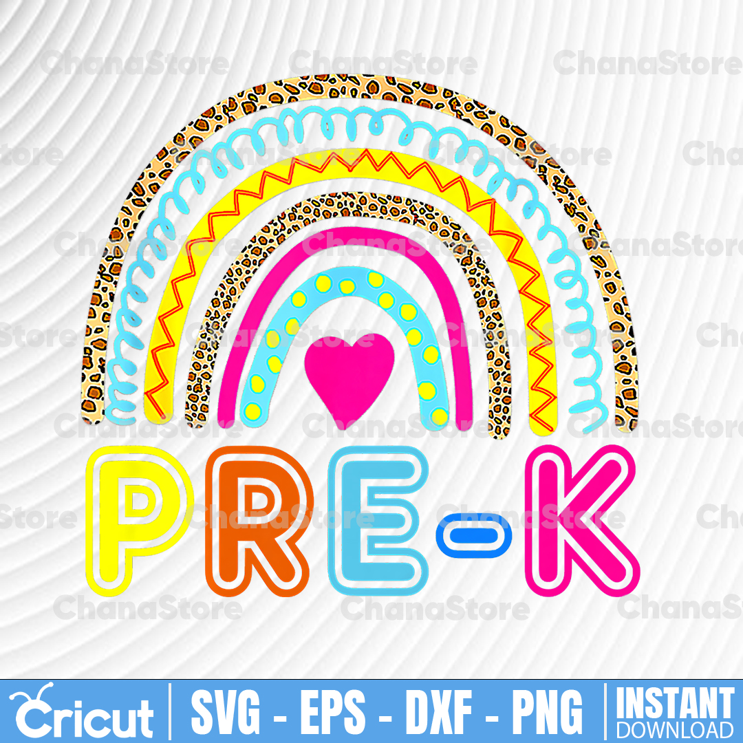 Pre K Boho Rainbow PNG, Back To School PNG , First Day Of Sc - Inspire ...