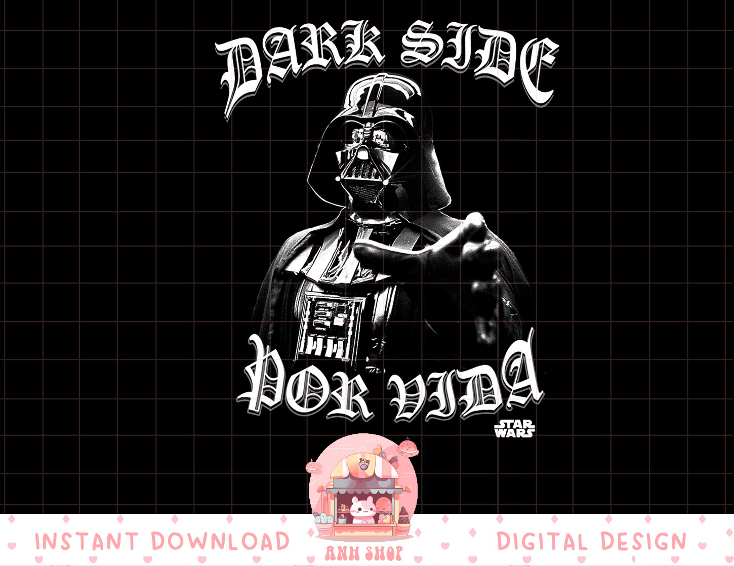 Star Wars Darth Vader Dark Side Por Vida Graphic png | Inspire Uplift