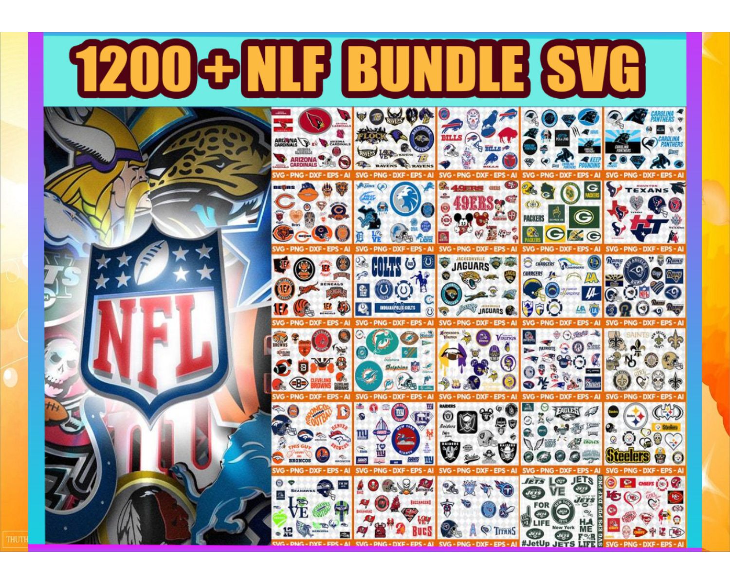 All tearm NFL Bundle Svg, Sport Svg, NFL Svg, NfL Team Svg, - Inspire ...