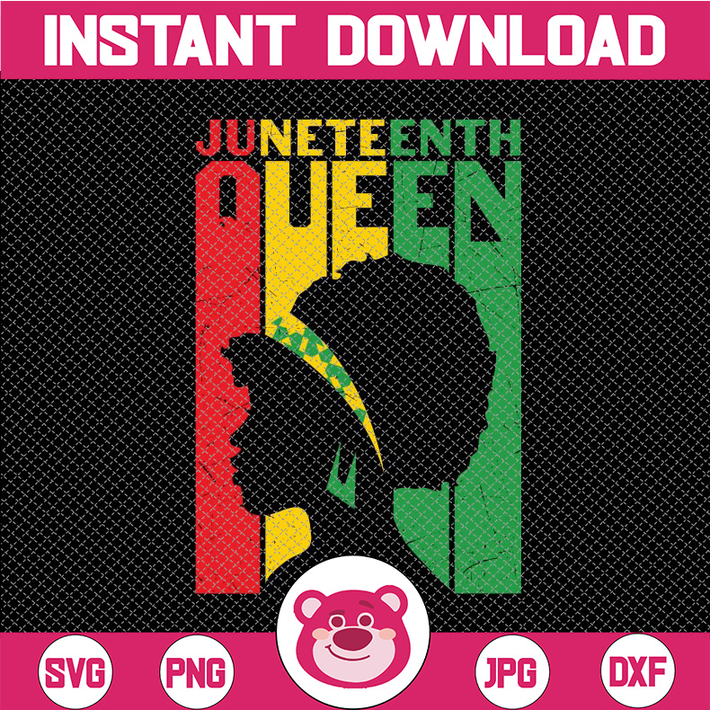 Juneteenth Png, Juneteenth Queen 1865 Png, Black Women Afro - Inspire ...