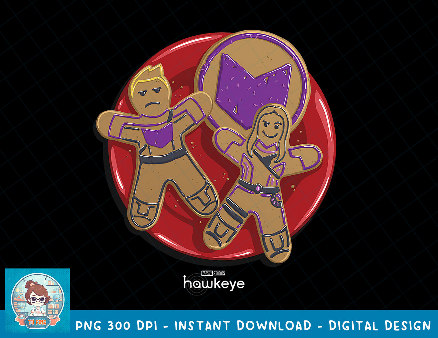 Marvel Hawkeye Kate Bishop Gingerbread Cookies T-Shirt copy | Inspire ...