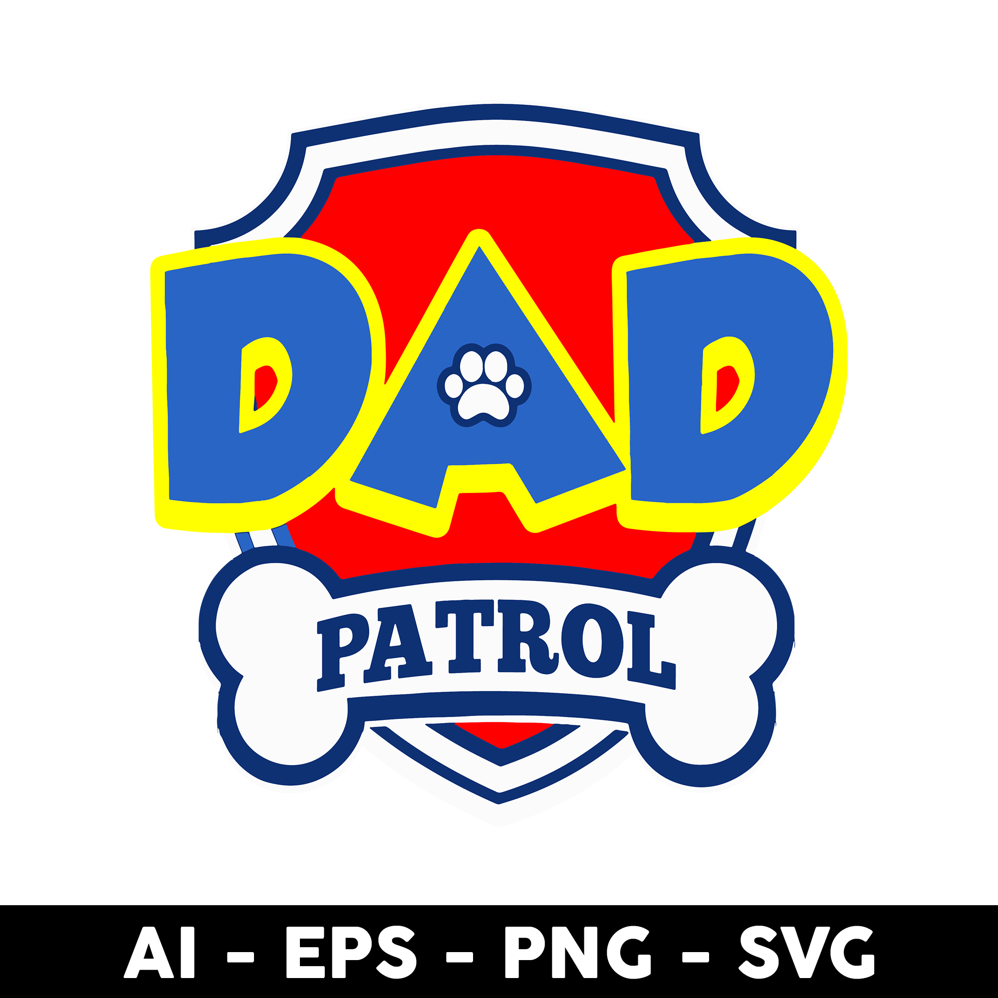 Dad Patrol Svg, Paw Patrol Svg, Dad Svg, Father's Day Svg, P | Inspire ...