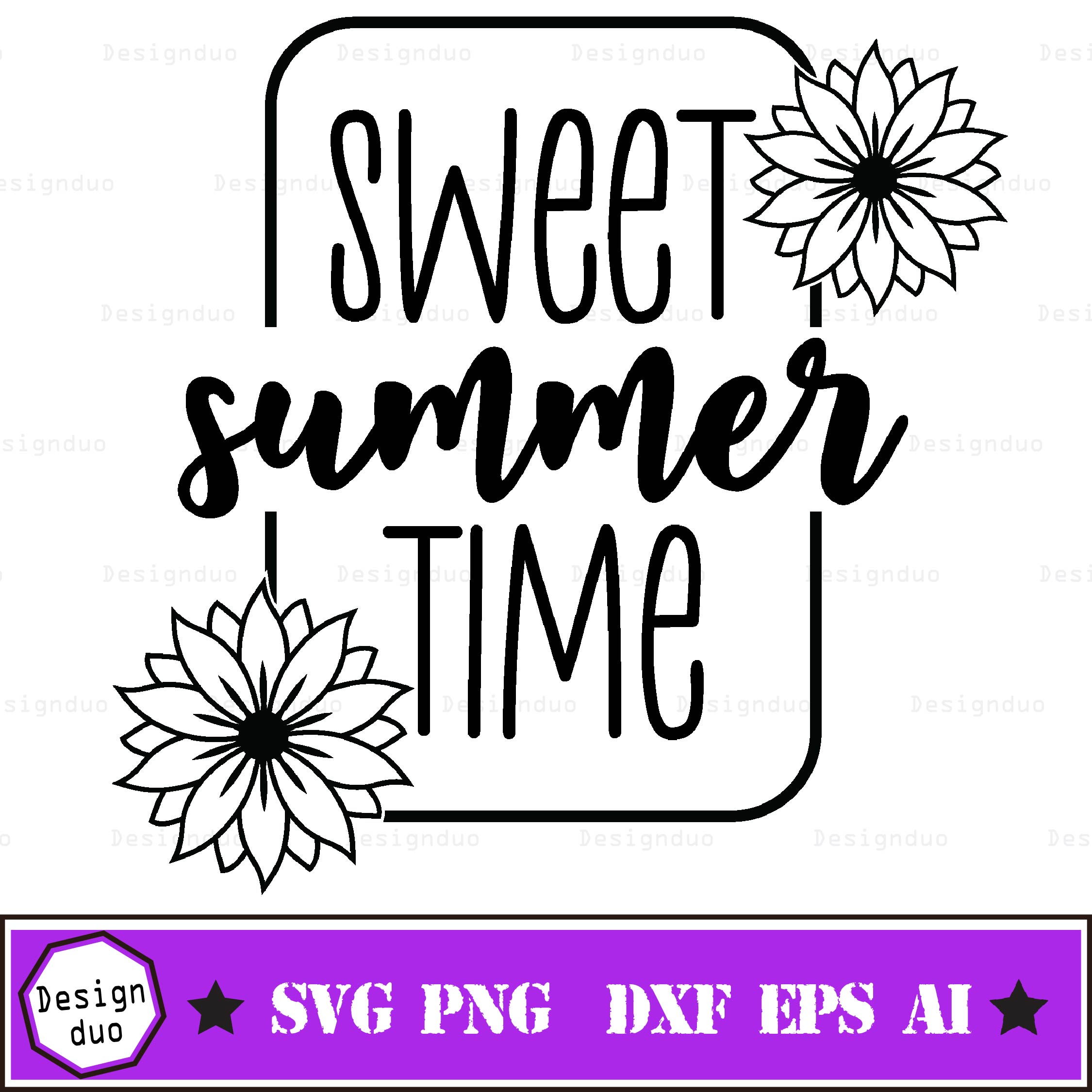 Sweet Summertime Svg, Summertime Svg Sublimation Download, S | Inspire ...