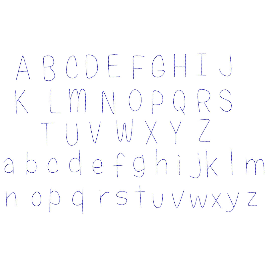 Bean stitch font embroidery design,Font embroidery design,Fu | Inspire ...