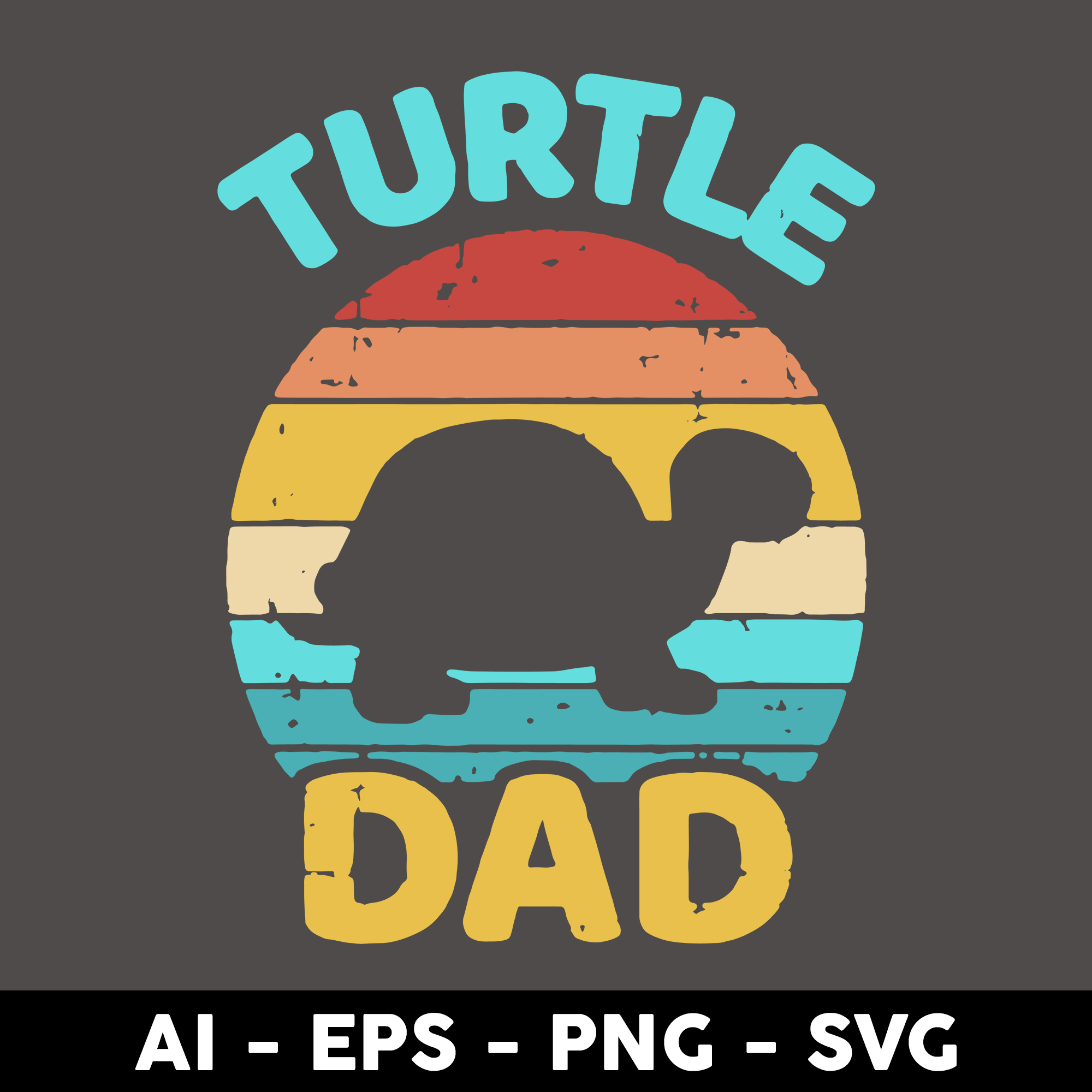 Turtle Dad Svg, Turtle Svg, Dad Svg, Father's Day Svg, Png D | Inspire ...