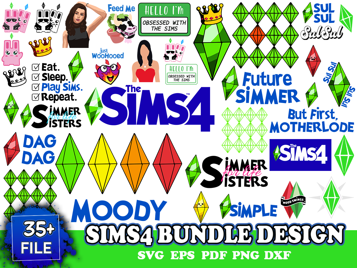35 Sims4 Bundle Design, Trending Svg, Sims 4 Bundle Svg | Inspire Uplift
