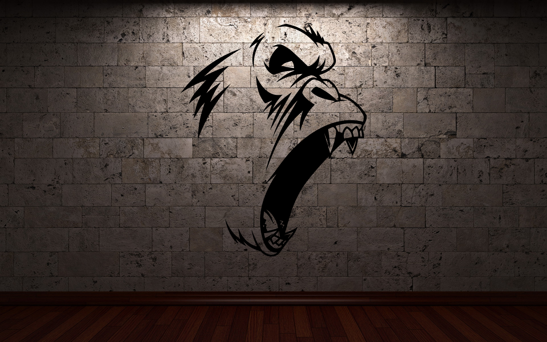 Angry Gorilla Face Sticker A Wild Animal, Gorilla Head, Car - Inspire ...