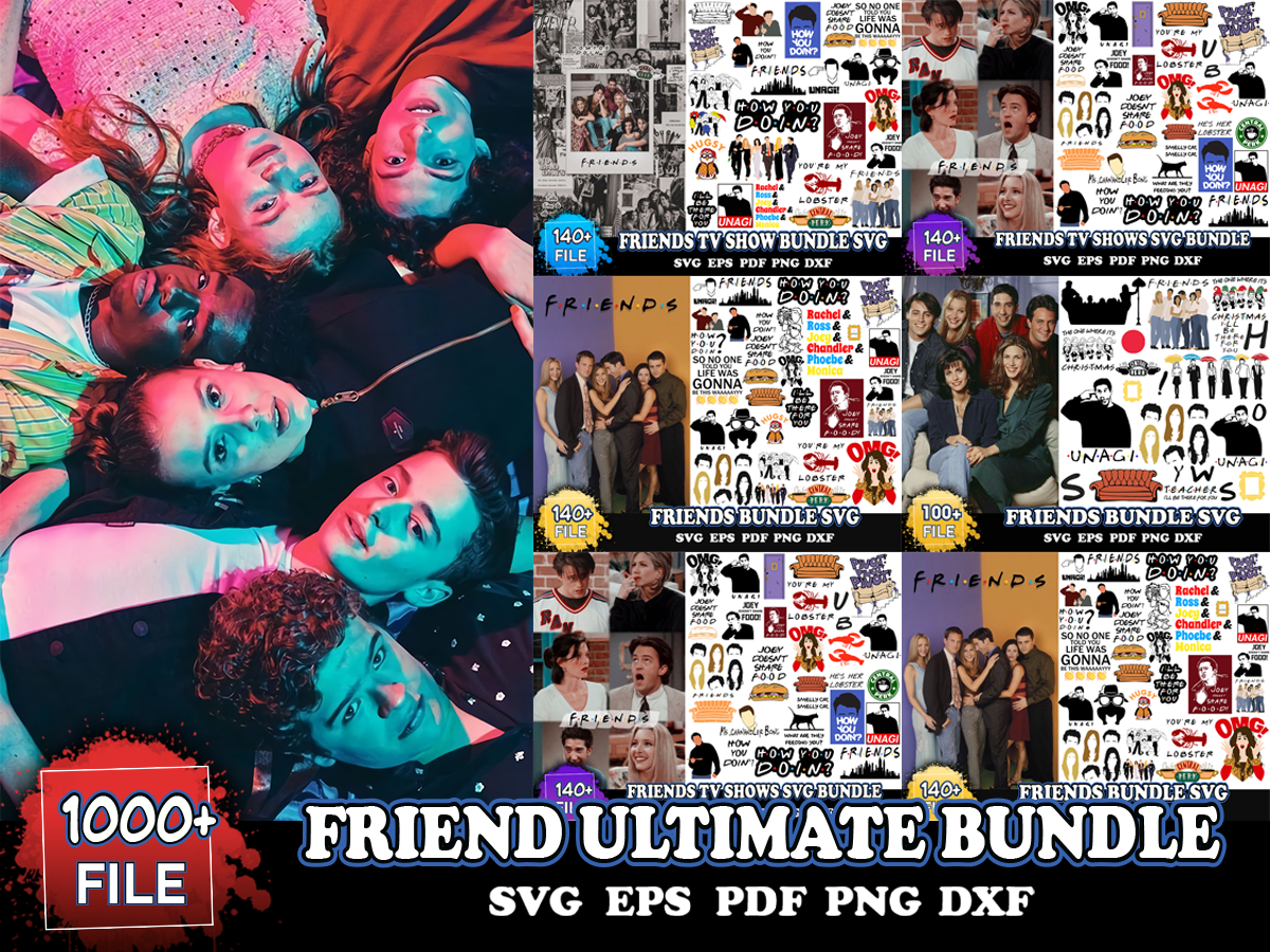Ultimate 1000 Files TV Show Bundle Svg | Inspire Uplift