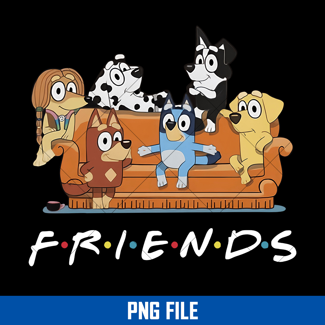 Bluey Friends Png, Bluey Characters Png, Bluey Png, Cartoon - Inspire ...