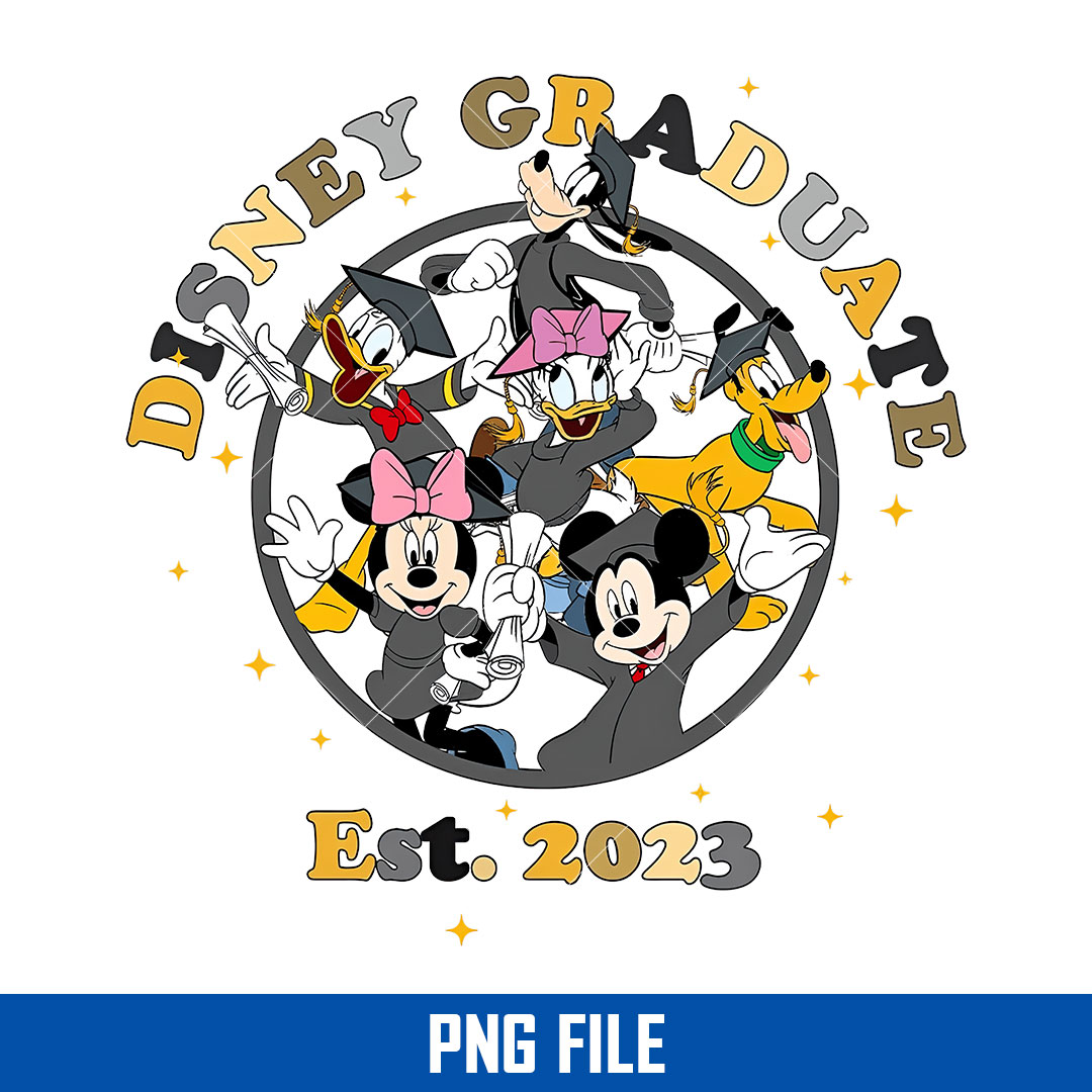 Disney Graduate 2023 Png, Disney Senior 2023 Png Digital Fil - Inspire ...