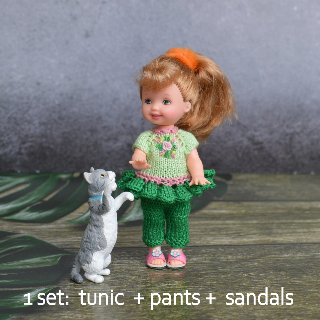 Clothes for 1/6 scale dolls. Tunic, pants and sandals for Ke - Inspire ...