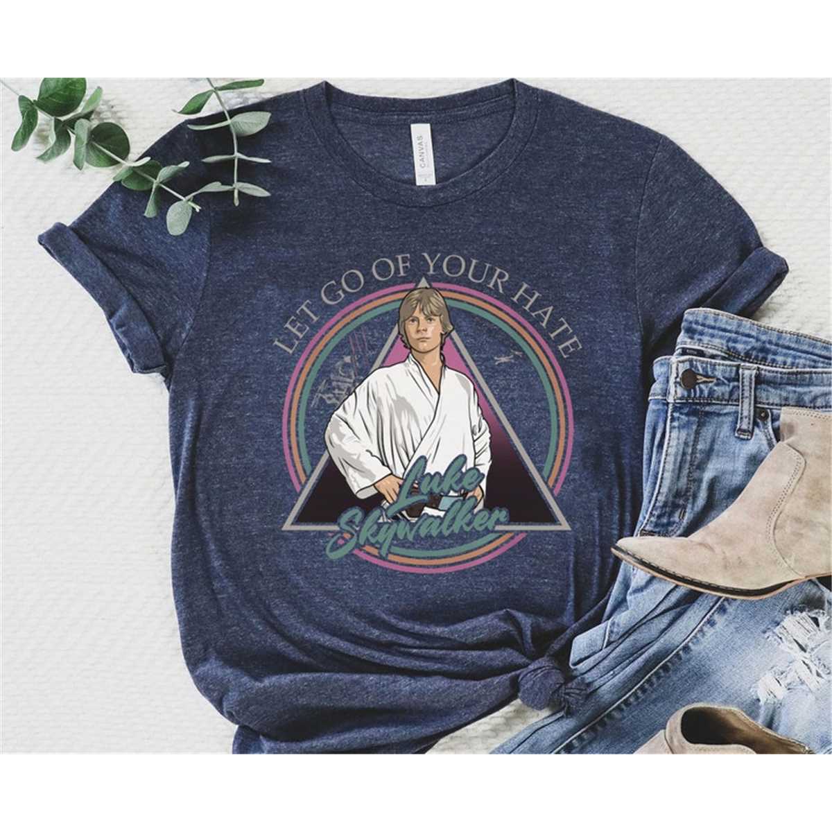 Retro Luke Skywalker Return Of The Jedi Let Go Of Your Hate | Inspire ...