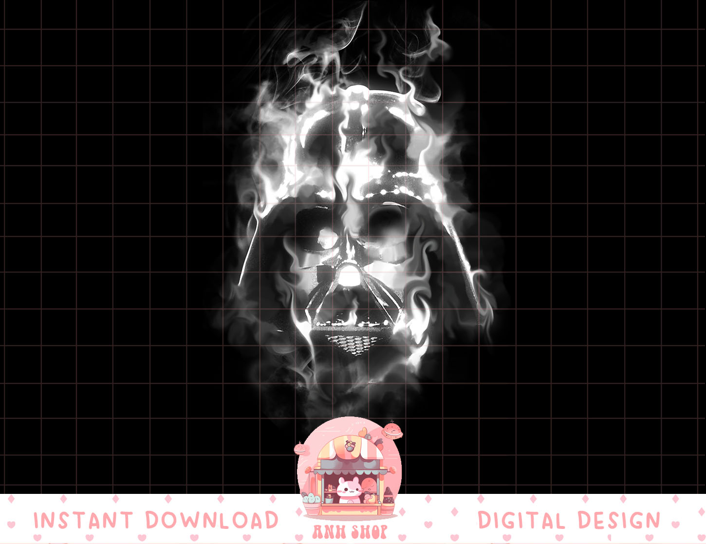 Star Wars Darth Vader Sith Lord Smoke Portrait png | Inspire Uplift