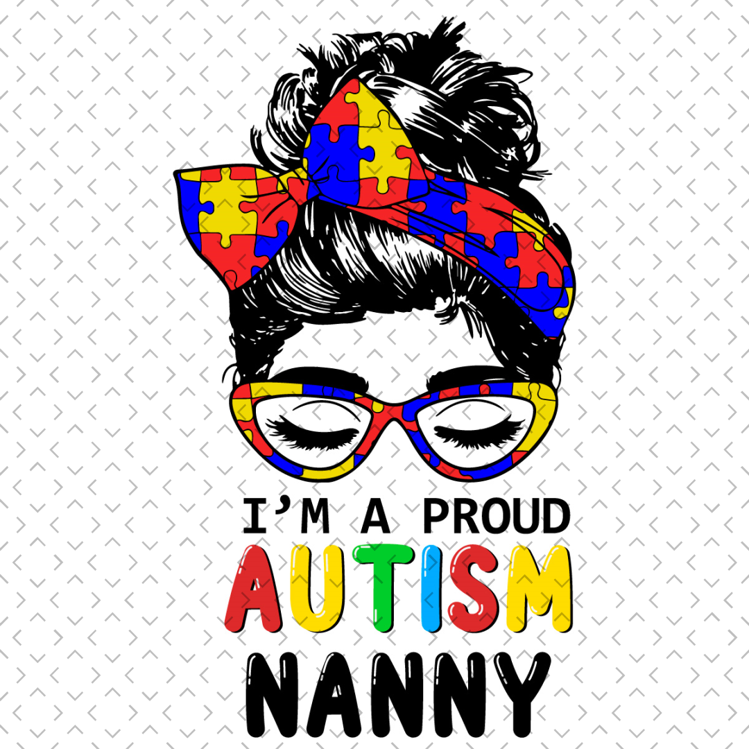 I Am A Proud Autism Nanny Svg, Awareness Svg, Autism Svg, Au | Inspire ...