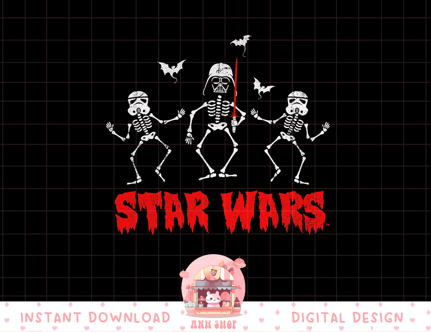 Star Wars Halloween Darth Vader & Stormtroopers Skeletons pn | Inspire ...