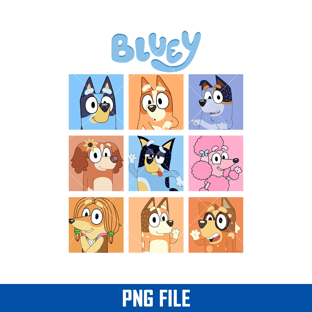 Bluey png - fundraisingnest.com