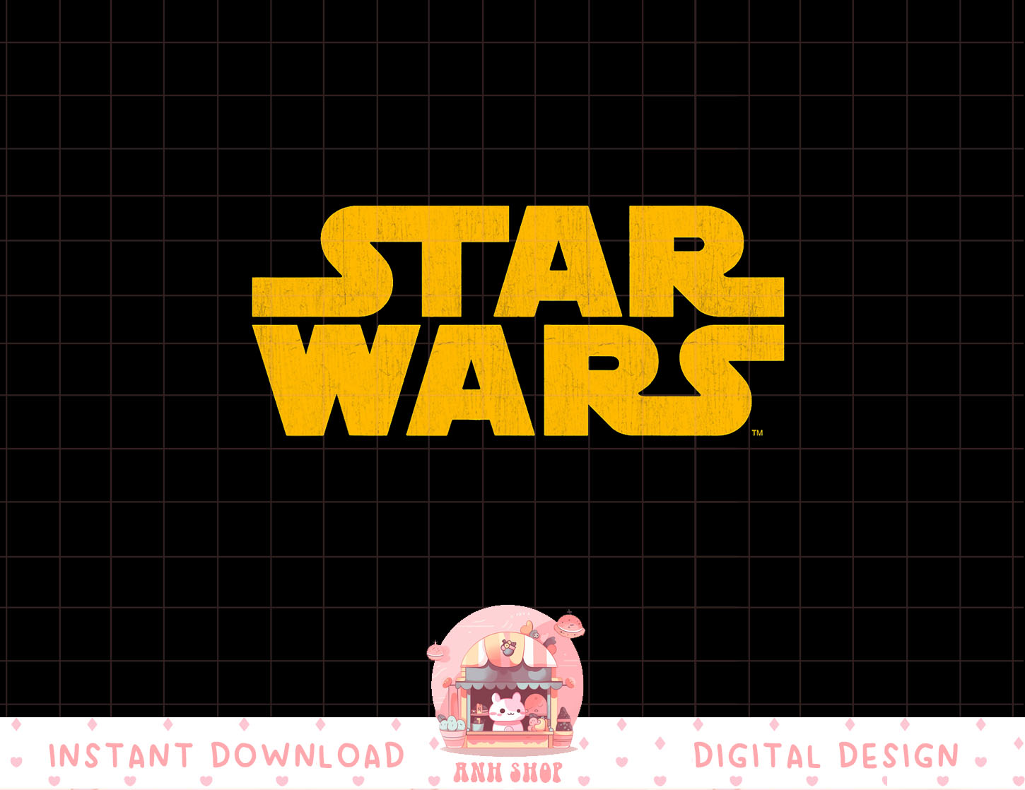 Star Wars Original Yellow Scroll Font Logo Graphic png | Inspire Uplift