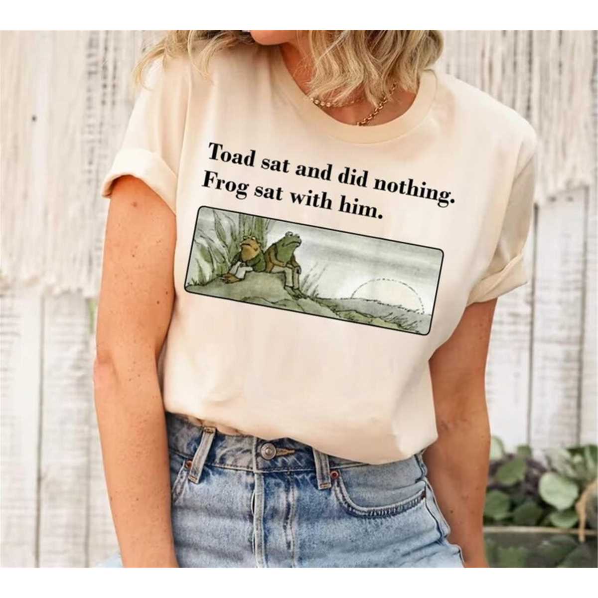 Frog And Toad Shirt, meme Cottagecore Aesthetic, Gift for fr | Inspire ...