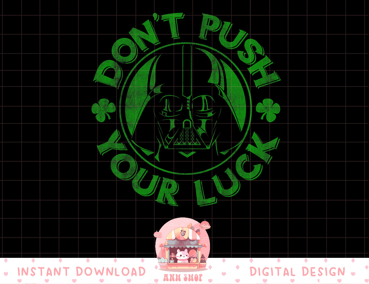 Star Wars St. Patrick's Day Darth Vader Push Your Luck png | Inspire Uplift