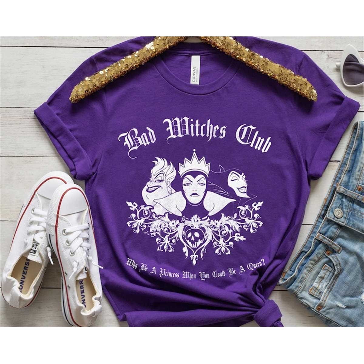 Bad Witches Club Group Shirt / Ursula Maleficent Evil Queen | Inspire ...