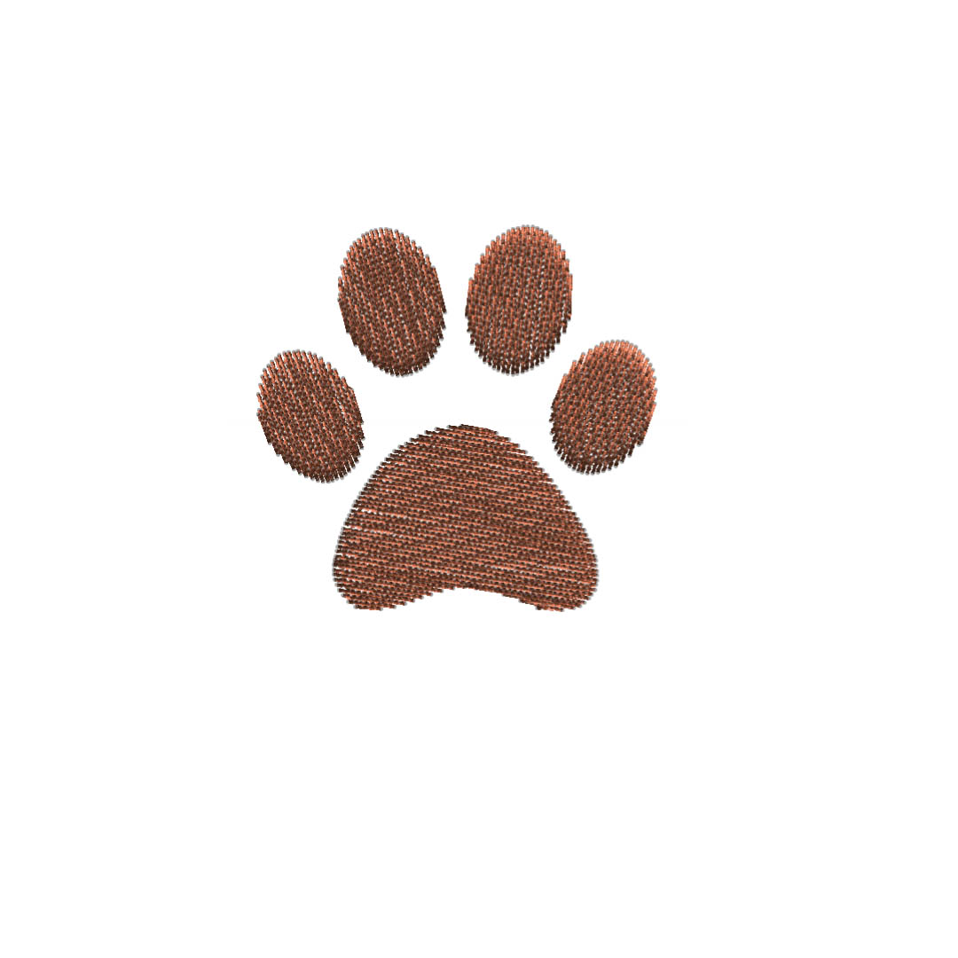 Mini dog paw embroidery design,small dog paw machine embroid | Inspire ...