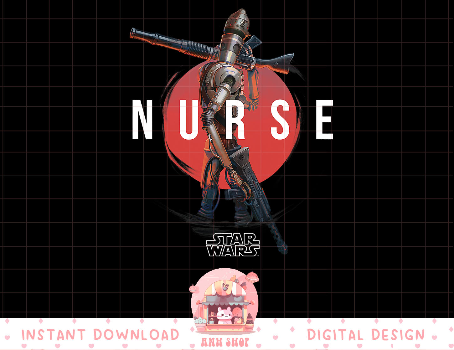 Star Wars The Mandalorian IG-11 Nurse Droid Red Sun Portrait - Inspire ...